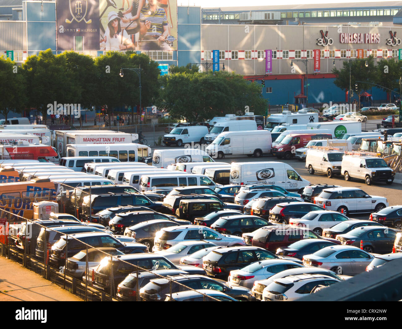Parking lot railing hi-res stock photography and images - Alamy