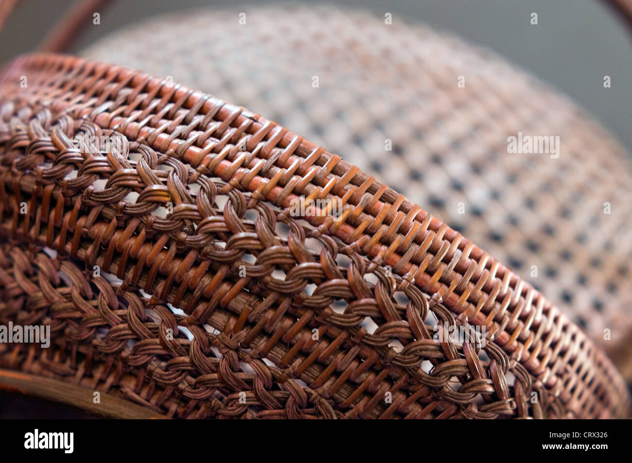 Small Thai woven basket Stock Photo - Alamy