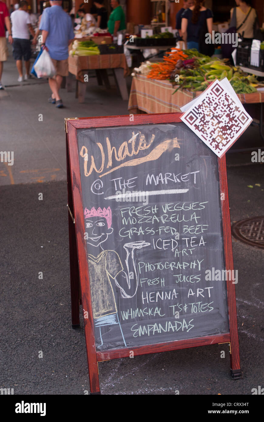 Farmers Market Chalkboard Sign