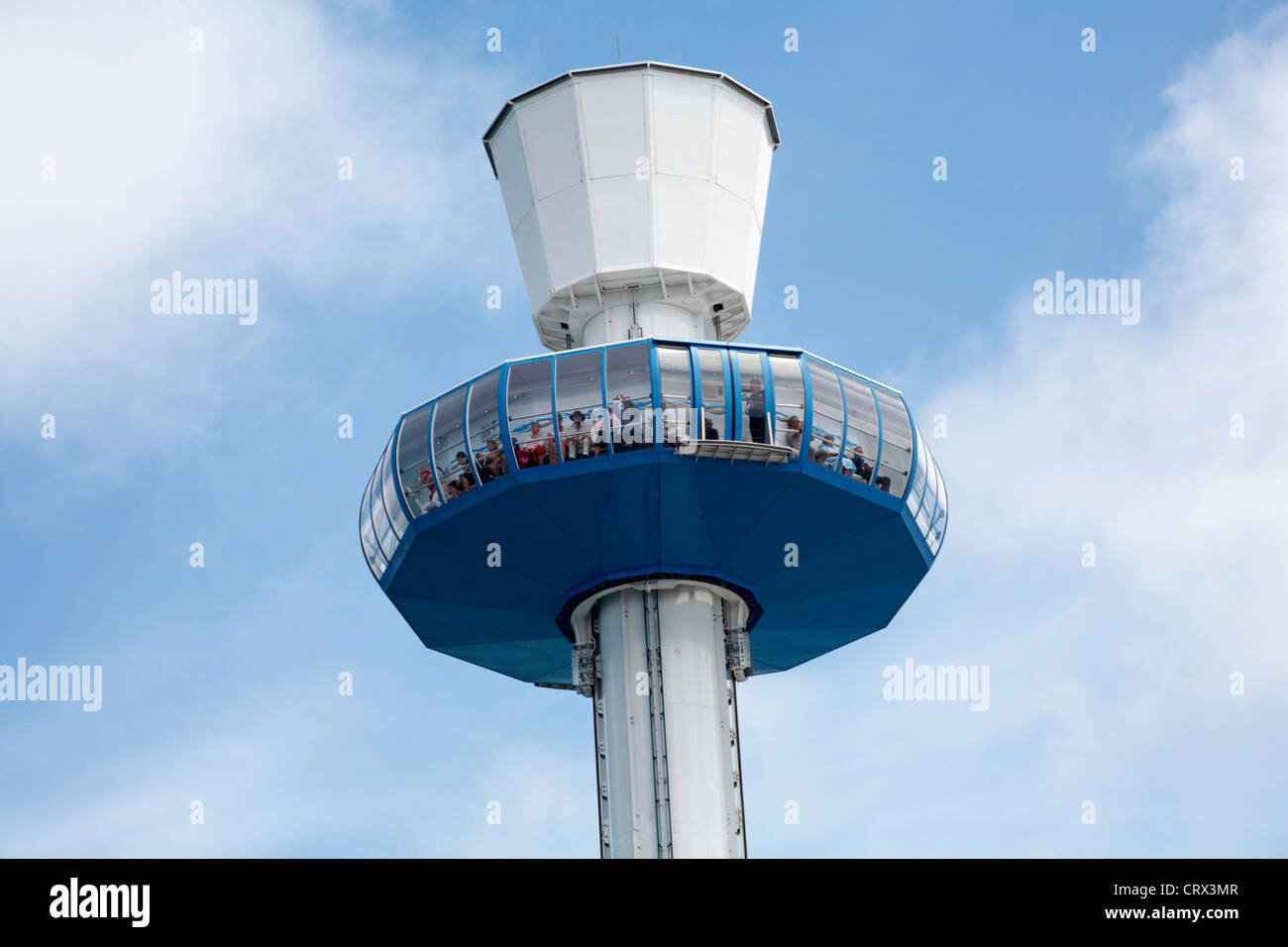 passengers enjoying a ride on the Weymouth Sealife Tower, Jurassic ...
