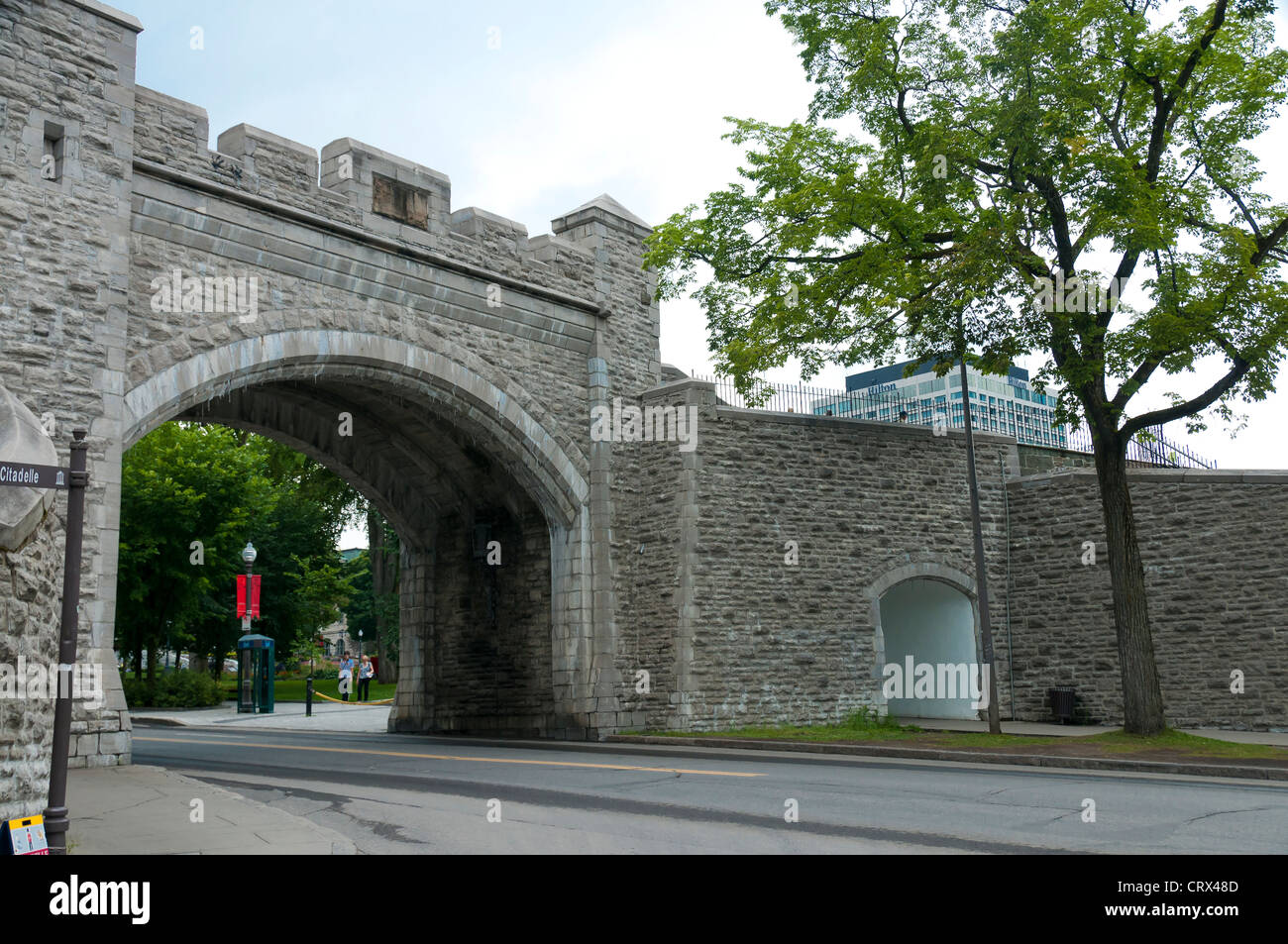 citadel or St Louis door in Quebec city, Canada - Historical defense ...