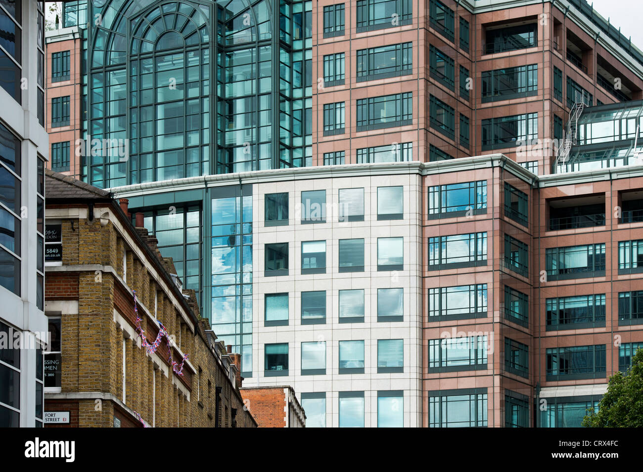 Bishopsgate buildings abstract. London, England Stock Photo - Alamy