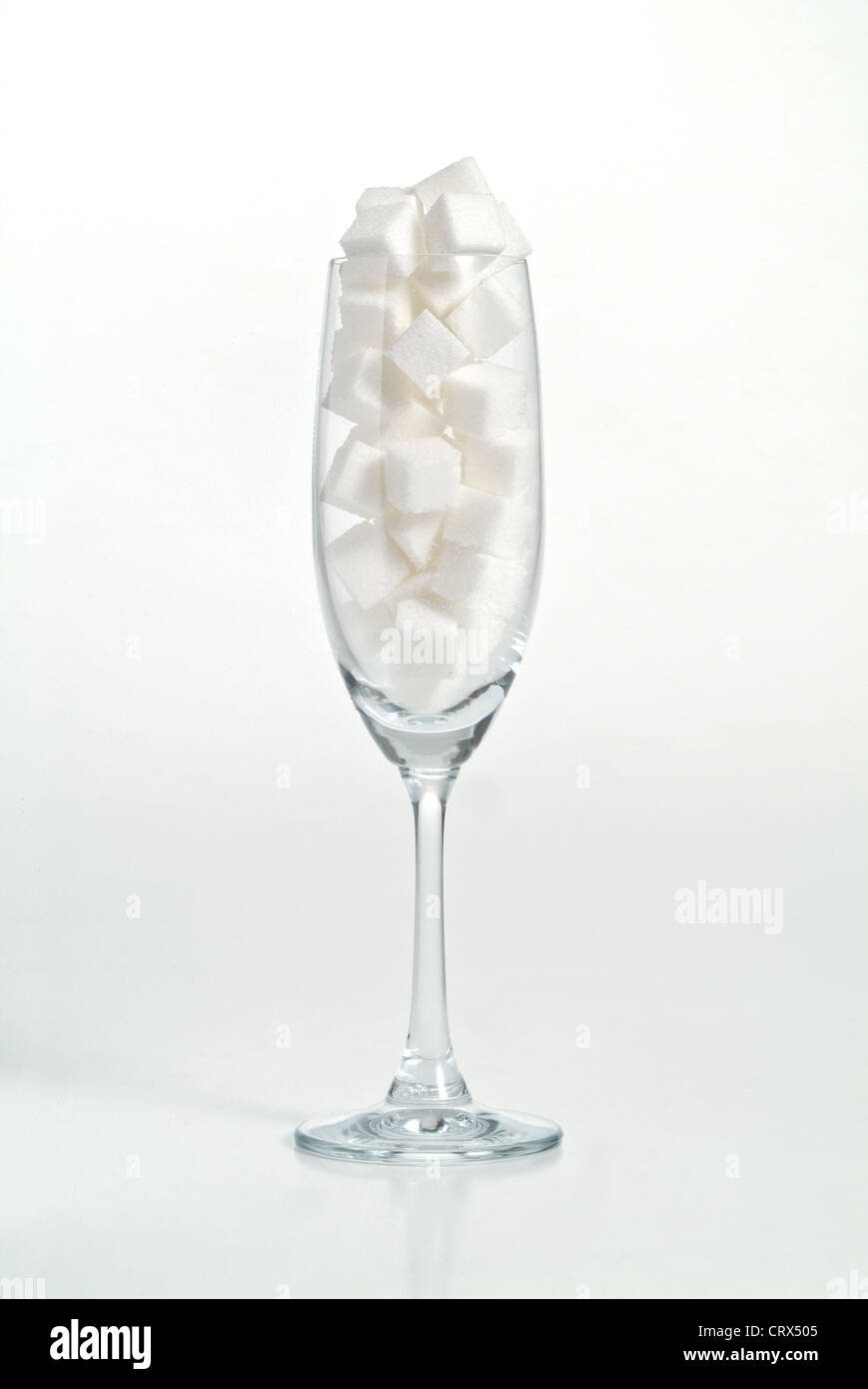 Refined sugar in glass hi-res stock photography and images - Alamy