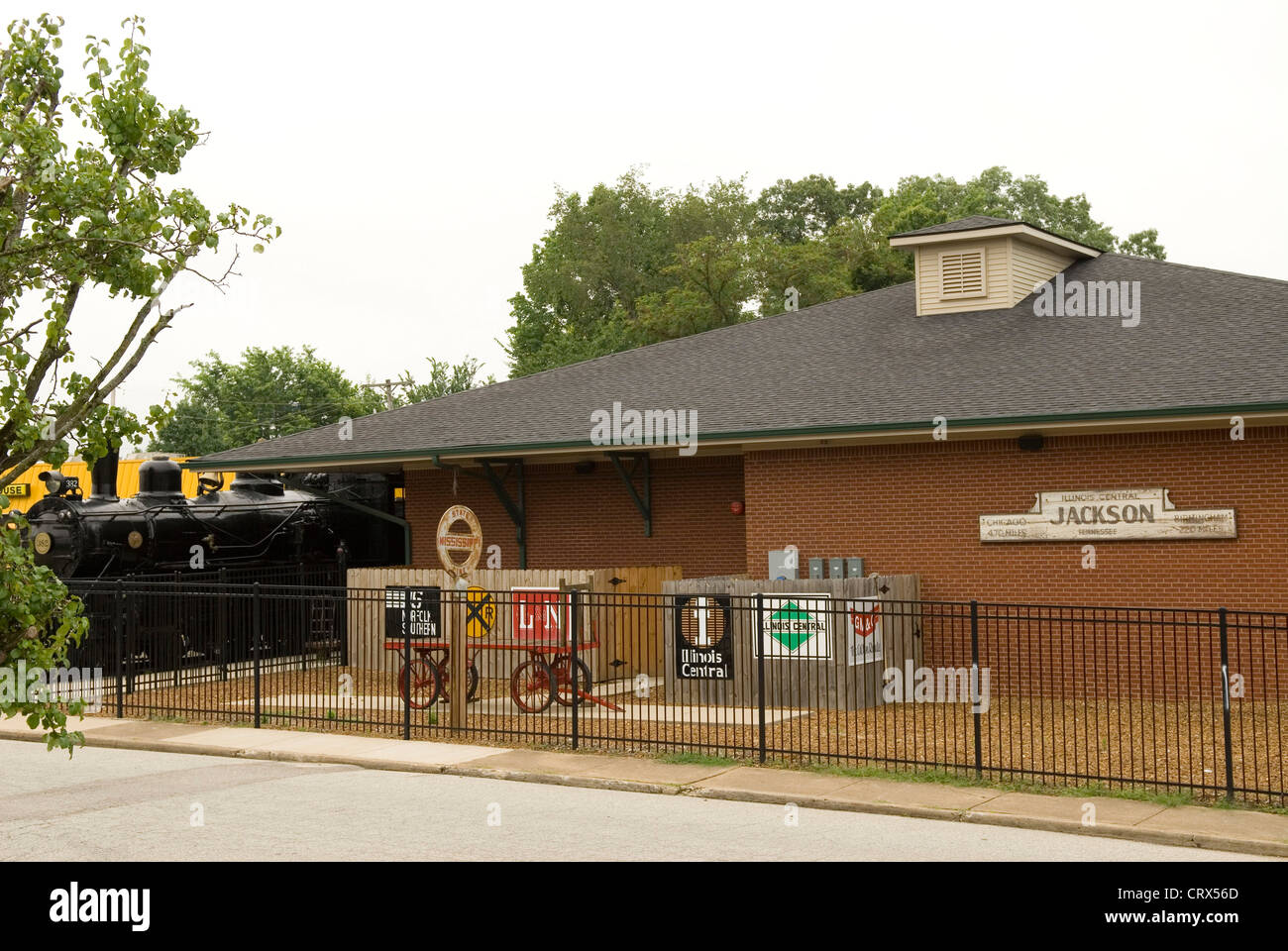 Casey Jones Home & Railroad Museum Jackson Tennessee USA Stock Photo ...