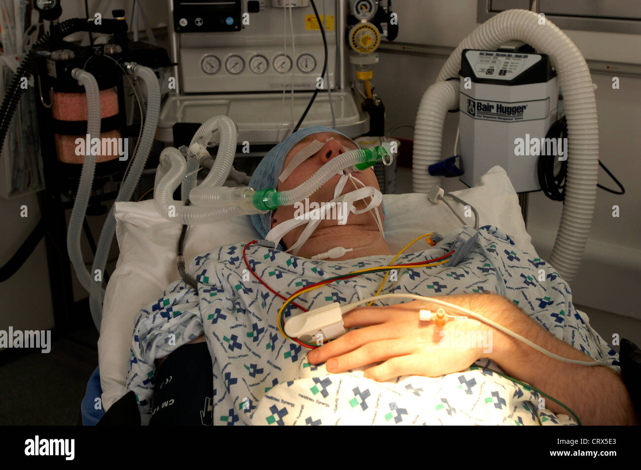 A patient under anesthesia Stock Photo - Alamy