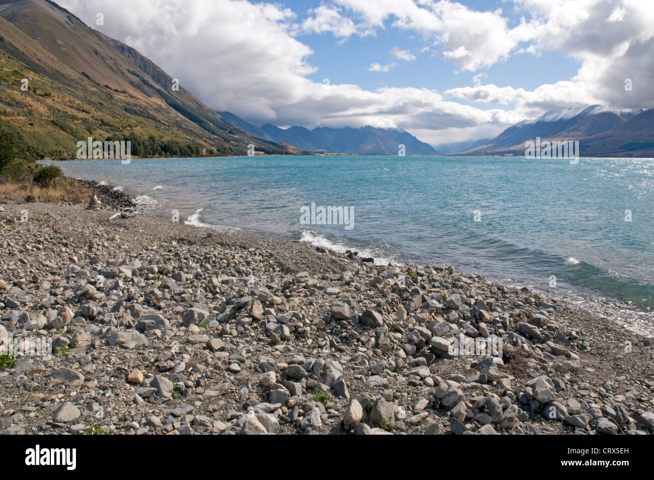 Lake Ohau in New Zealand's South Island Stock Photo - Alamy