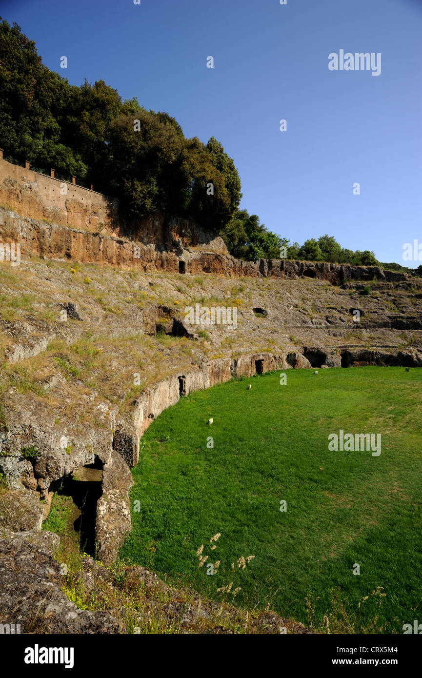 Italy lazio sutri roman amphitheatre hi-res stock photography and ...