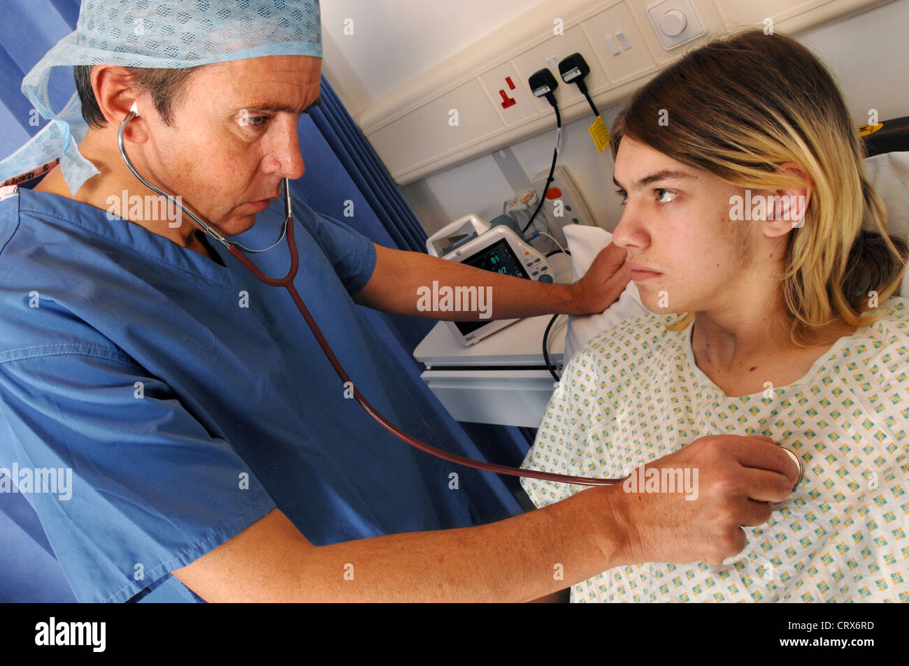 Medical Equipment Used To Listen To Sounds Within A Patient's' Chest at ...