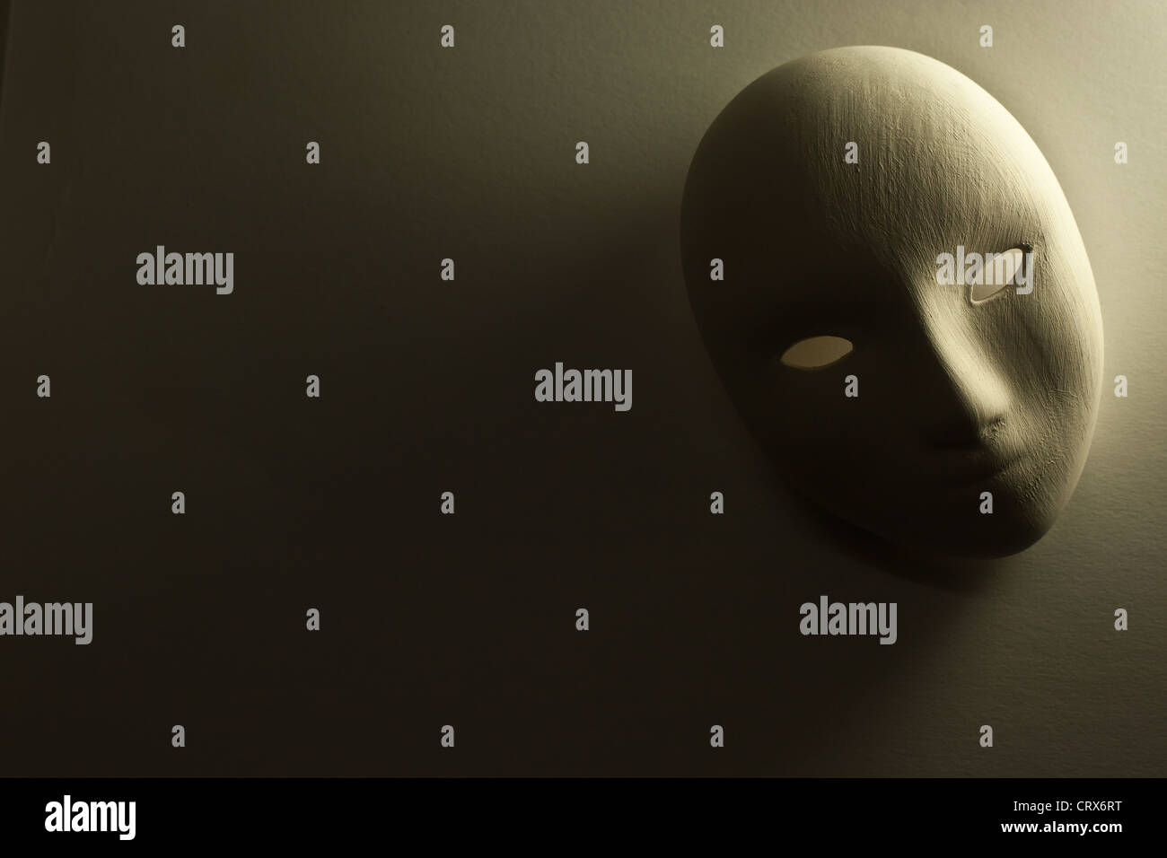 plaster mask in studio Stock Photo - Alamy