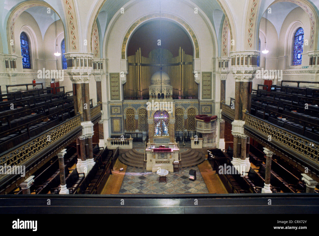West London Synagogue Interior London England Stock Photo - Alamy
