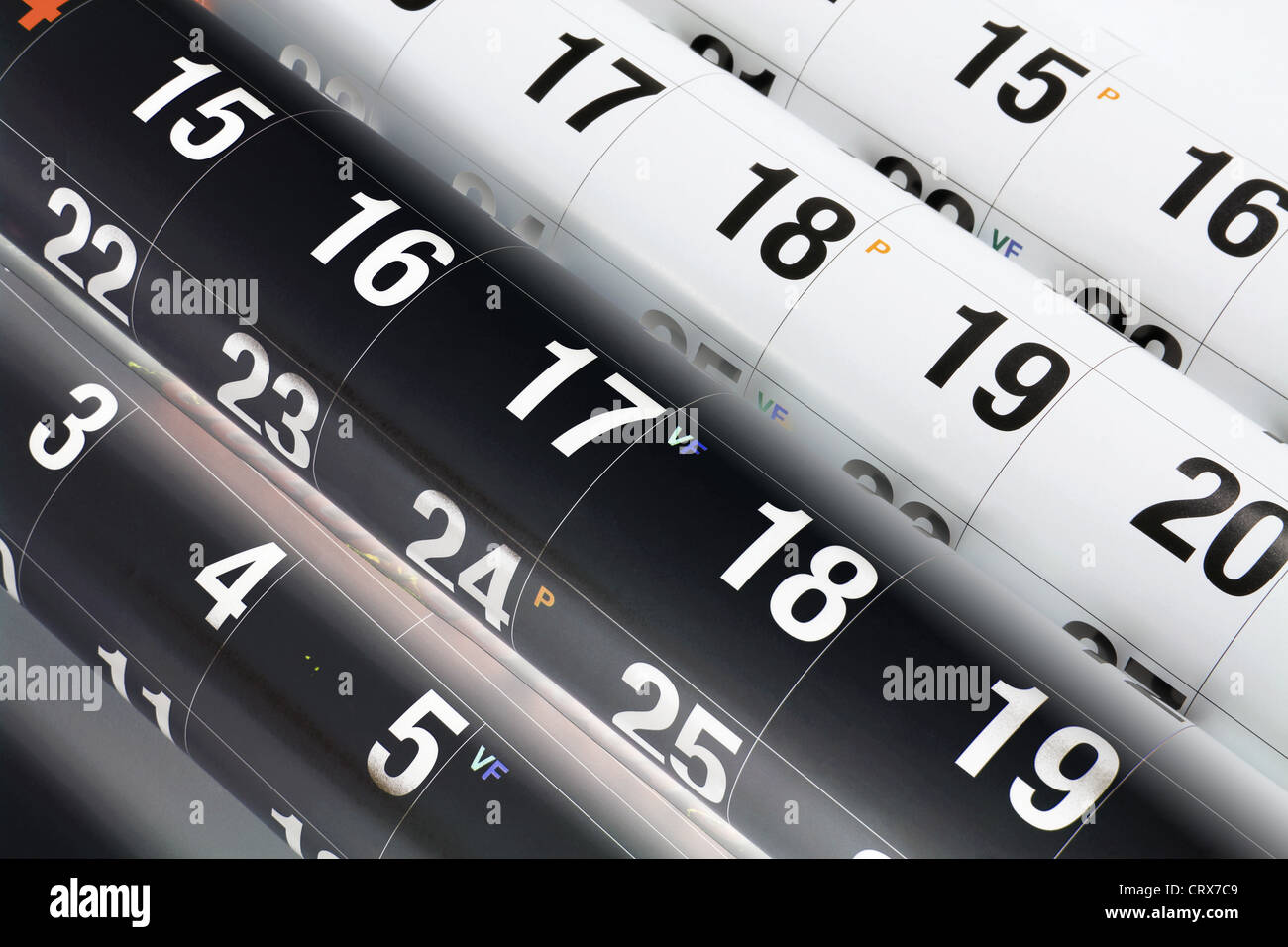 Calendar rolls hi-res stock photography and images - Alamy