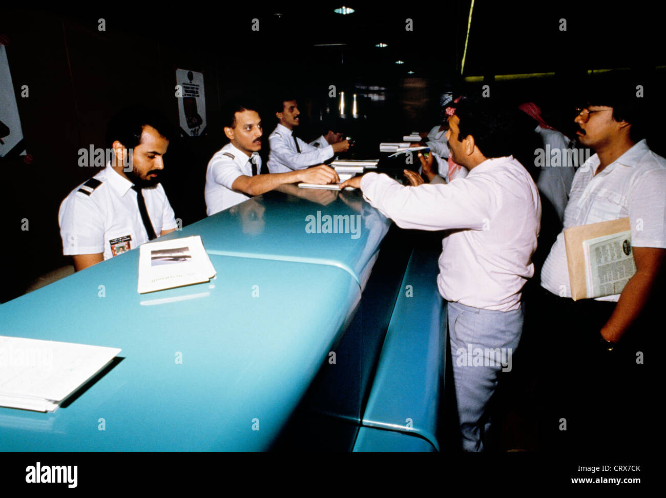 Saudi Arabia Check In At The Airport Stock Photo - Alamy