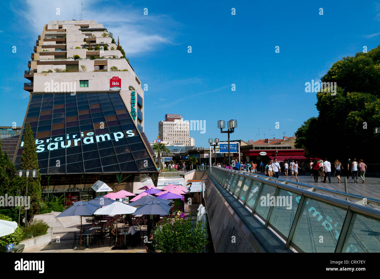 Polygone Center,Allée Jules Milhau,Montpellier, Herault, Languedoc ...