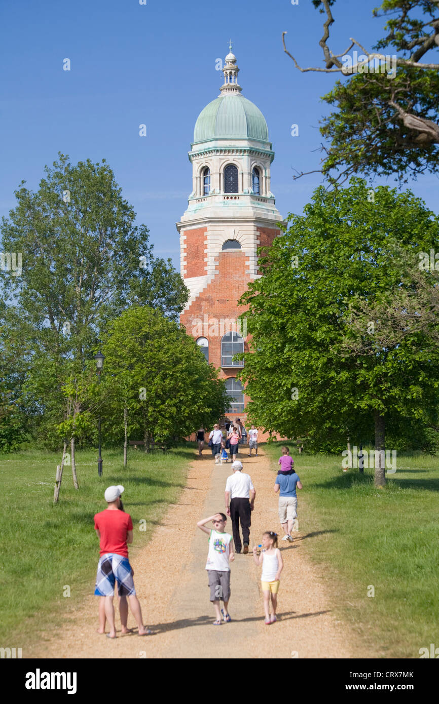 Netley Hospital chapel in the Royal Victoria Country Park, Hampshire ...