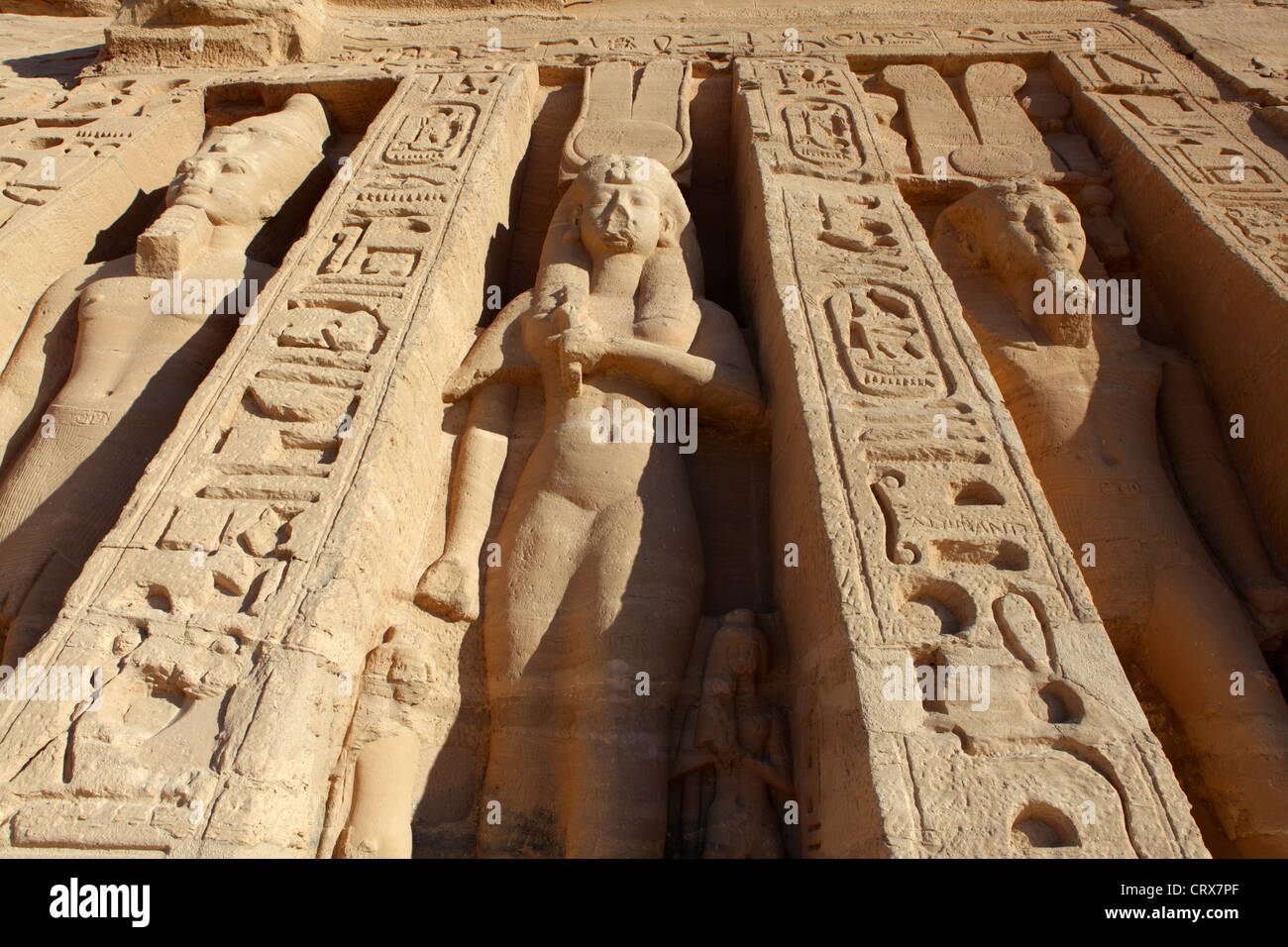 Nefertari's Temple at Abu Simbel, Abu Simbel, Egypt Stock Photo - Alamy