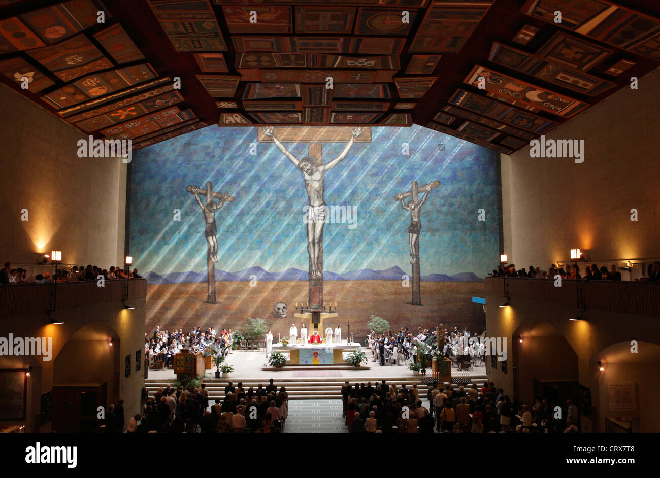 Catholic mass, Milan, Italy Stock Photo - Alamy