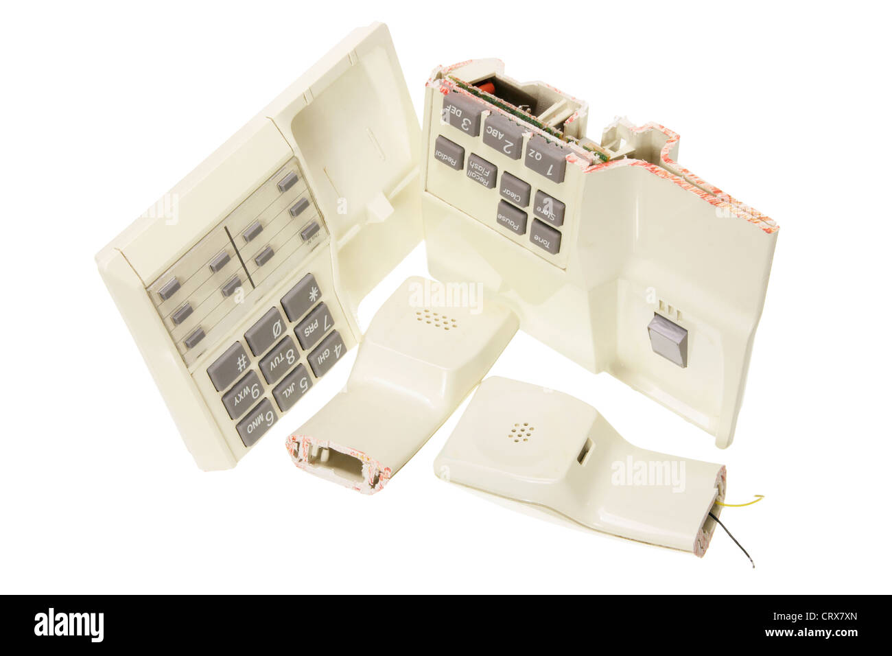 Broken phone receiver cutout hi-res stock photography and images - Alamy