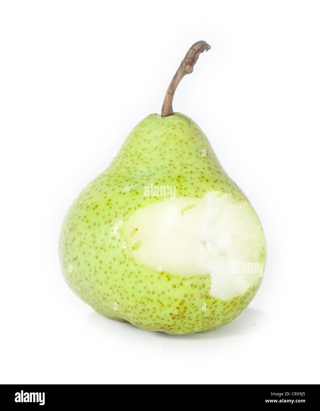 One single Pear isolated on white Stock Photo - Alamy