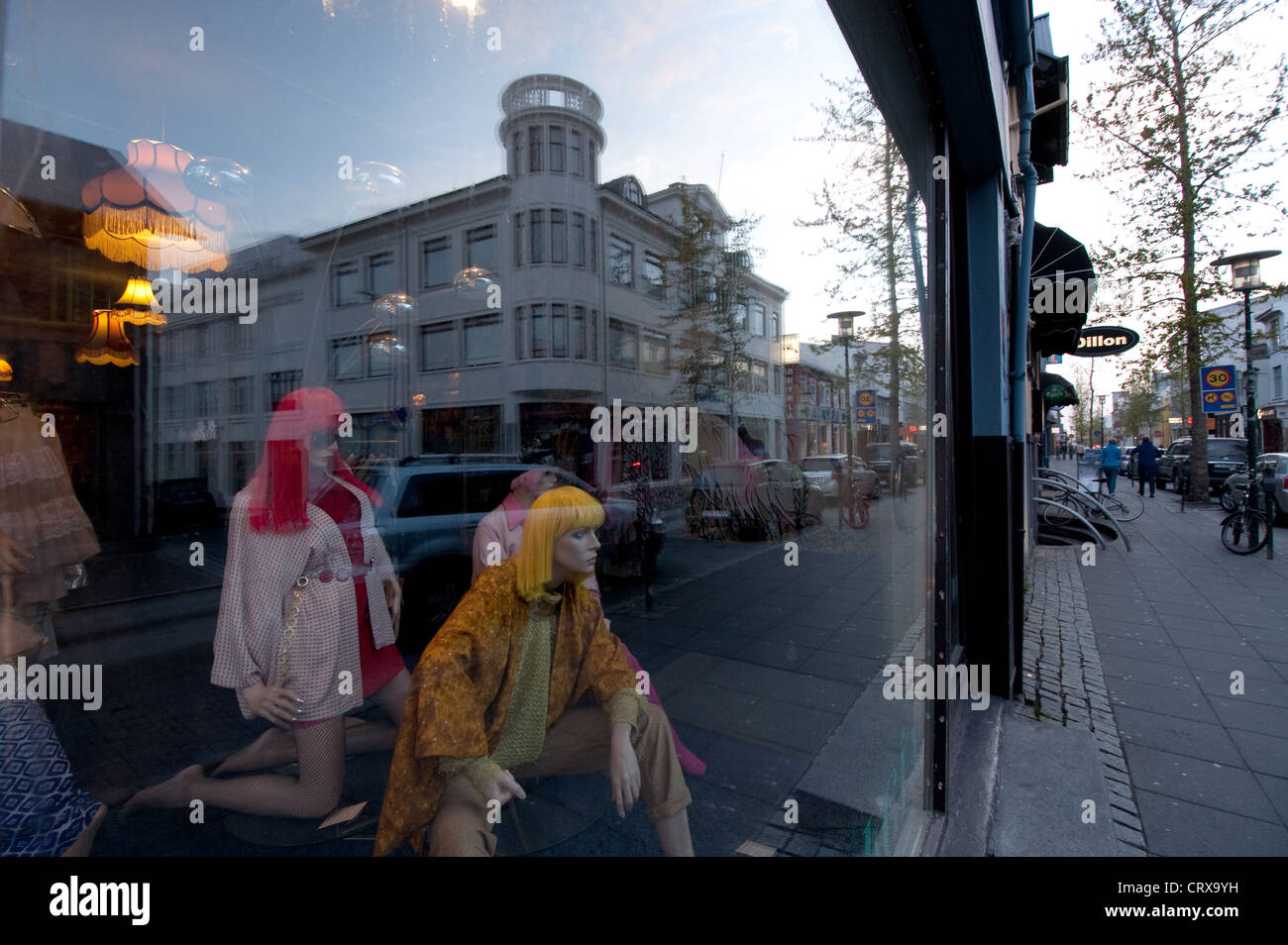 Street Laugavegur, magasins,Reykjavik, Iceland Stock Photo - Alamy