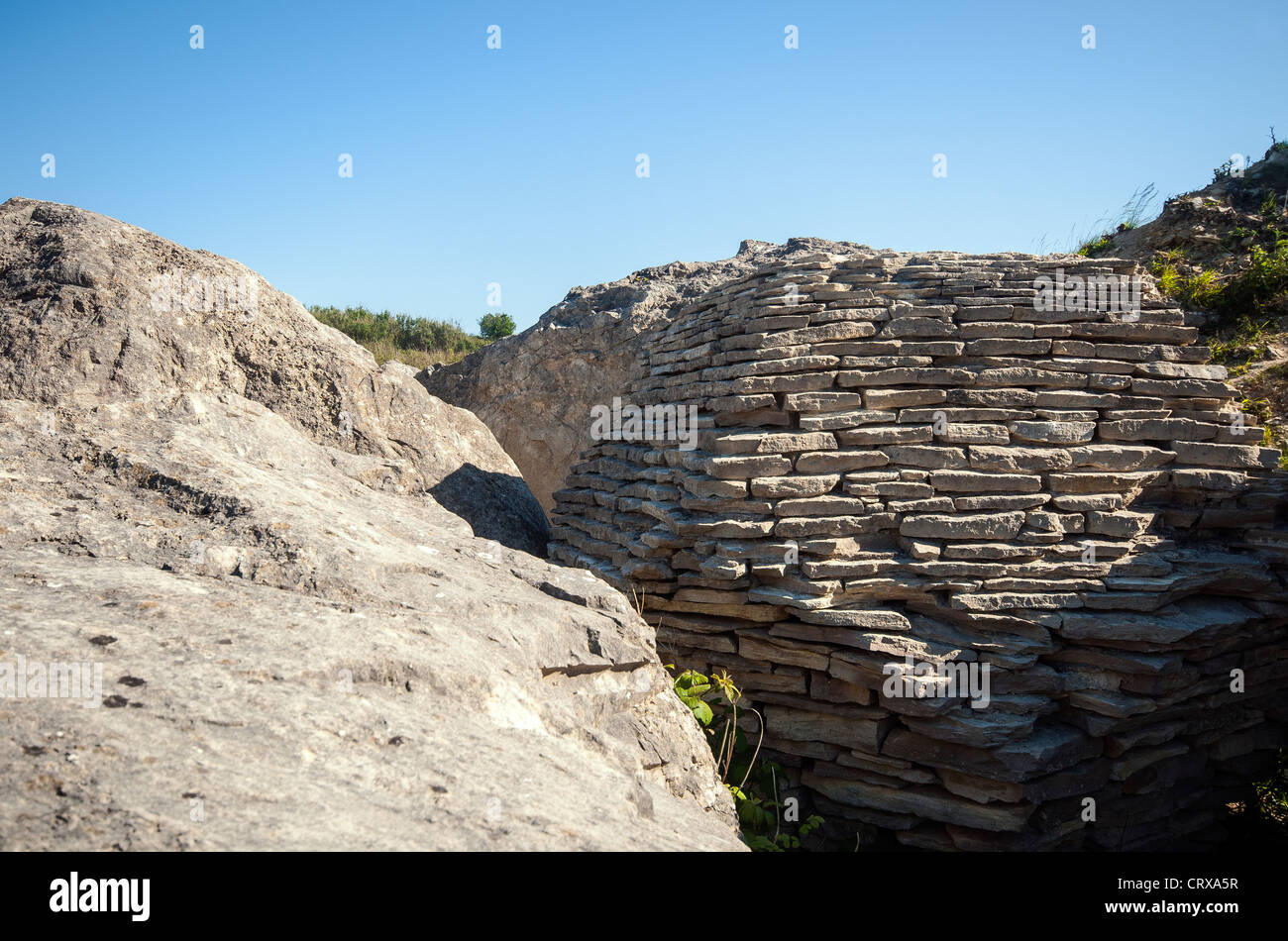 Stone sculpture at Tout Quarry Nature Reserve and Sculpture Park ...