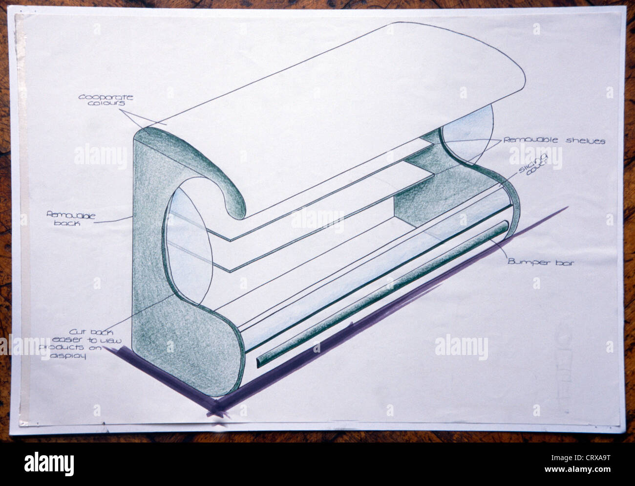 Supermarket Project Model Design Stock Photo - Alamy