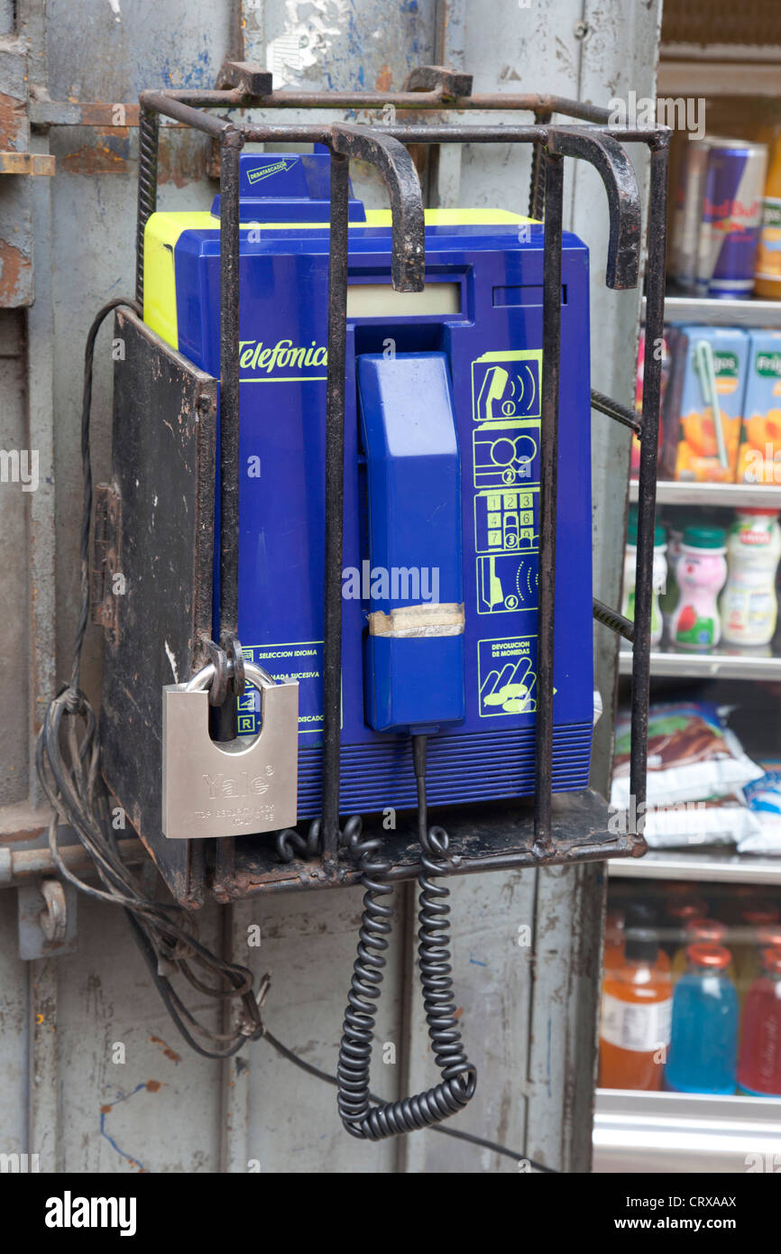 Street public telephone store hi-res stock photography and images - Alamy