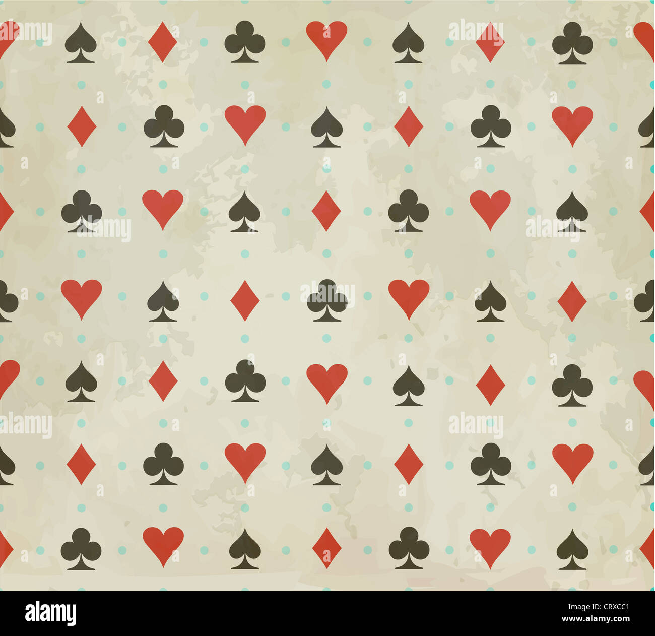 Seamless background play card suits hi-res stock photography and images ...