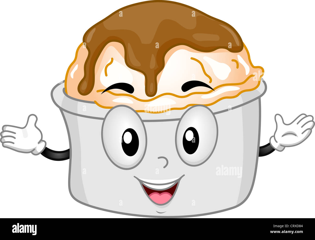 Mascot Illustration Featuring a Mashed Potato Stock Photo - Alamy