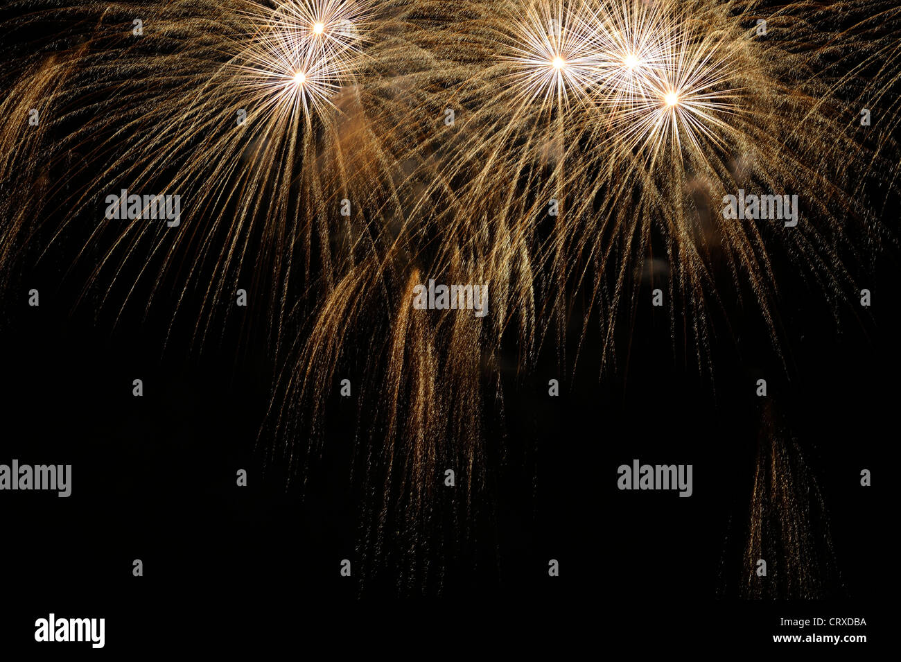 Independence day fireworks exploding over hi-res stock photography and ...