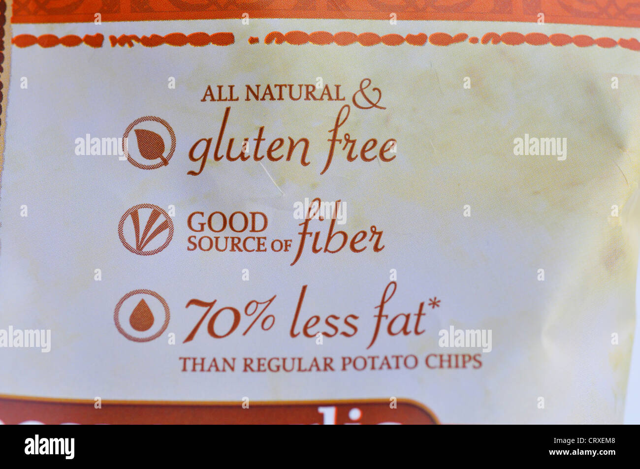 Fat free label hi-res stock photography and images - Alamy