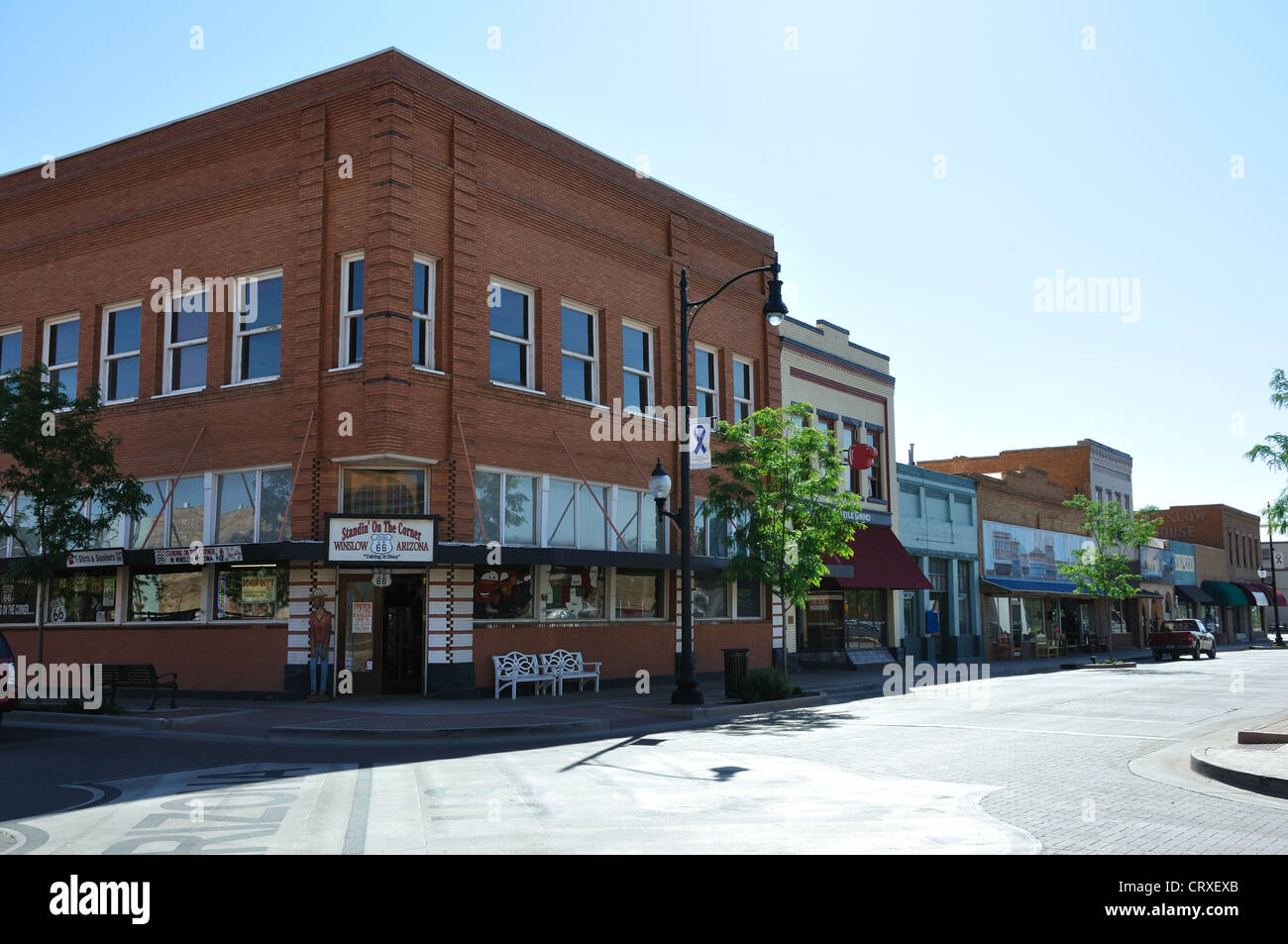 Winslow, Arizona, USA - a town along the Historic Route 66 Stock Photo ...