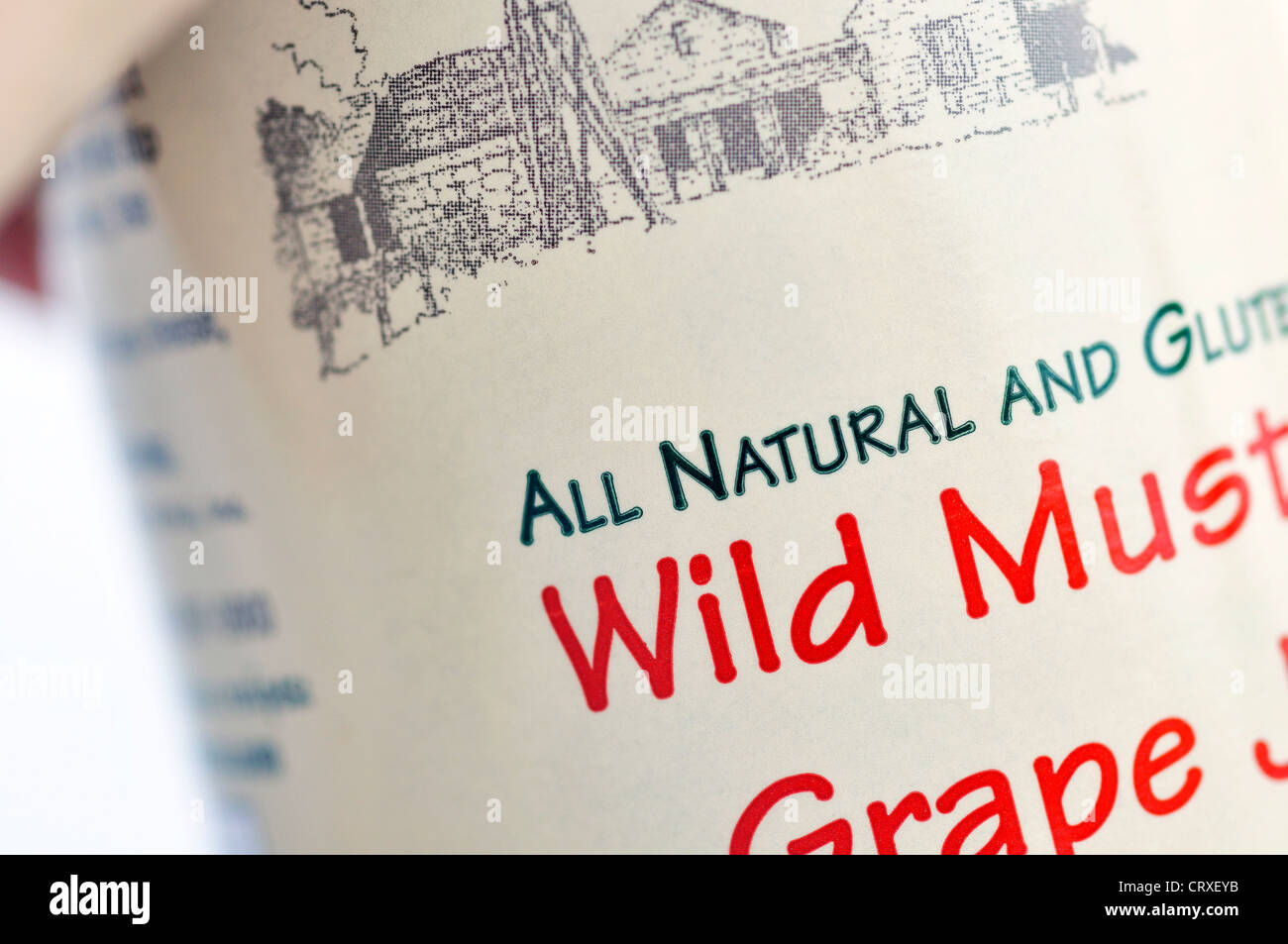 All natural sign on food package Stock Photo - Alamy