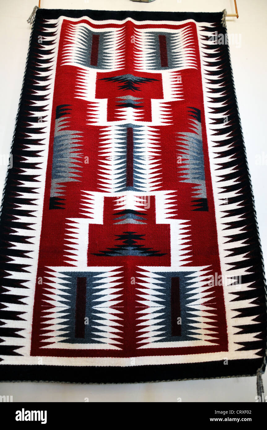 Native Indian rug, USA Stock Photo - Alamy