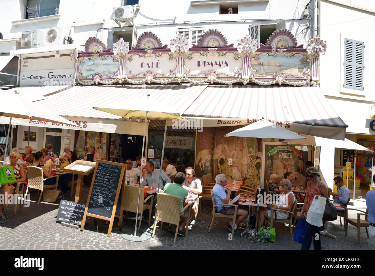 Restaurants cafes antibes french riviera cote dazur france south hi-res ...