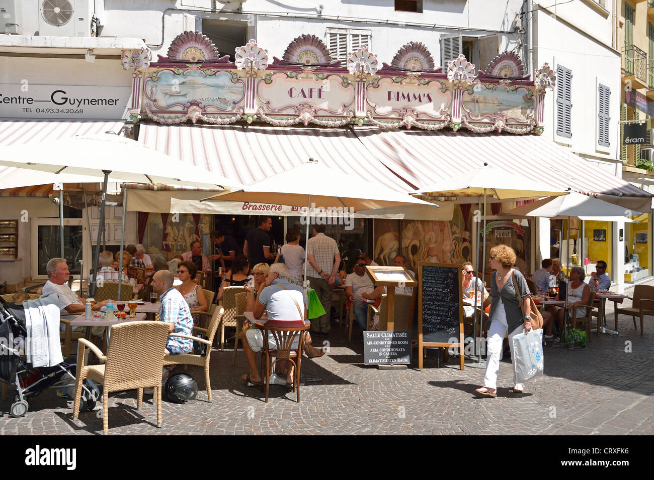 Restaurants cafes antibes french riviera cote dazur france south hi-res ...