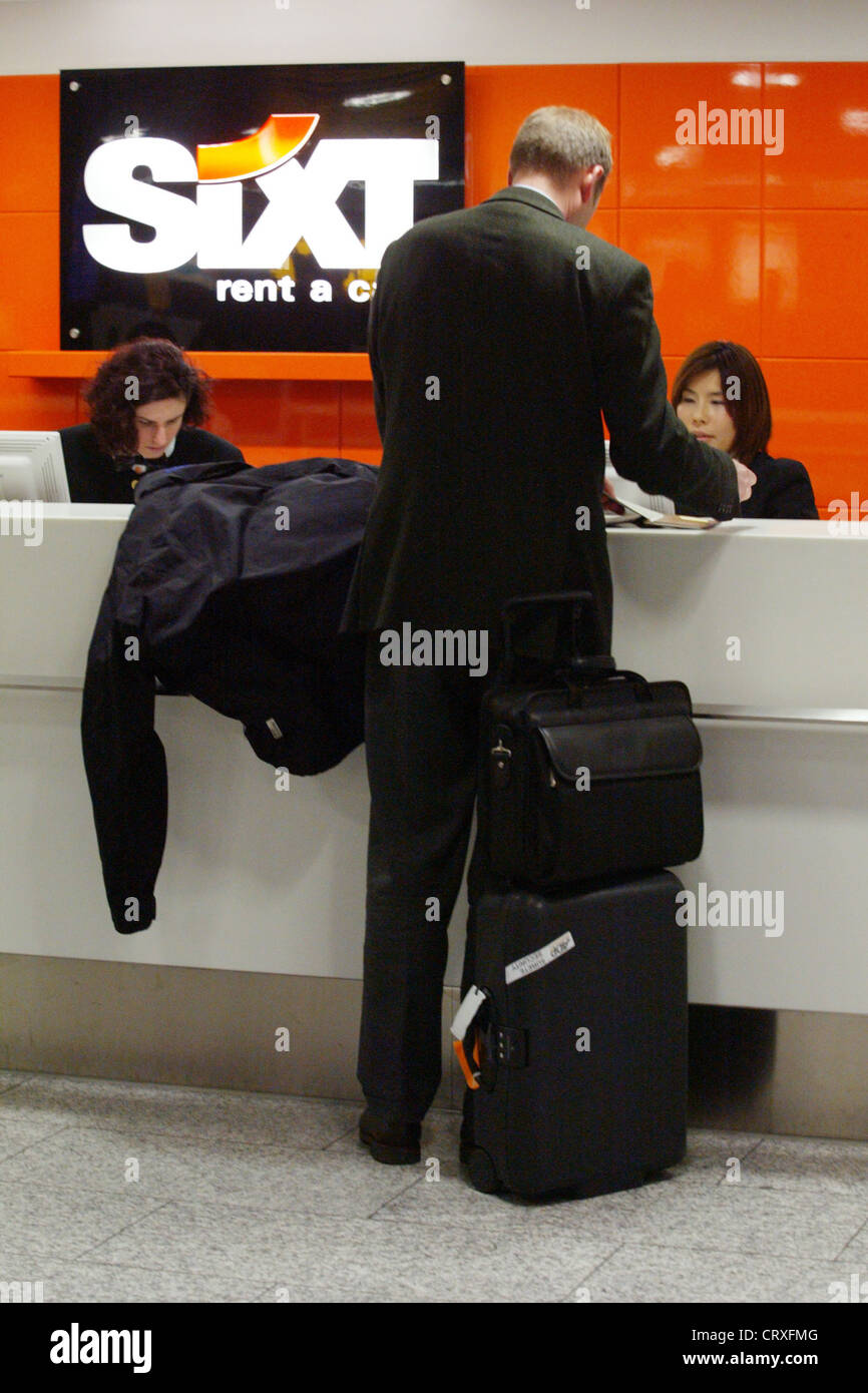 Sixt Rent A Car Counter Stock Photo - Alamy