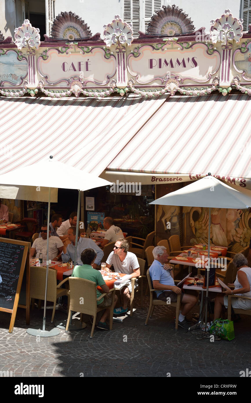 Restaurants cafes antibes french riviera cote dazur france south hi-res ...