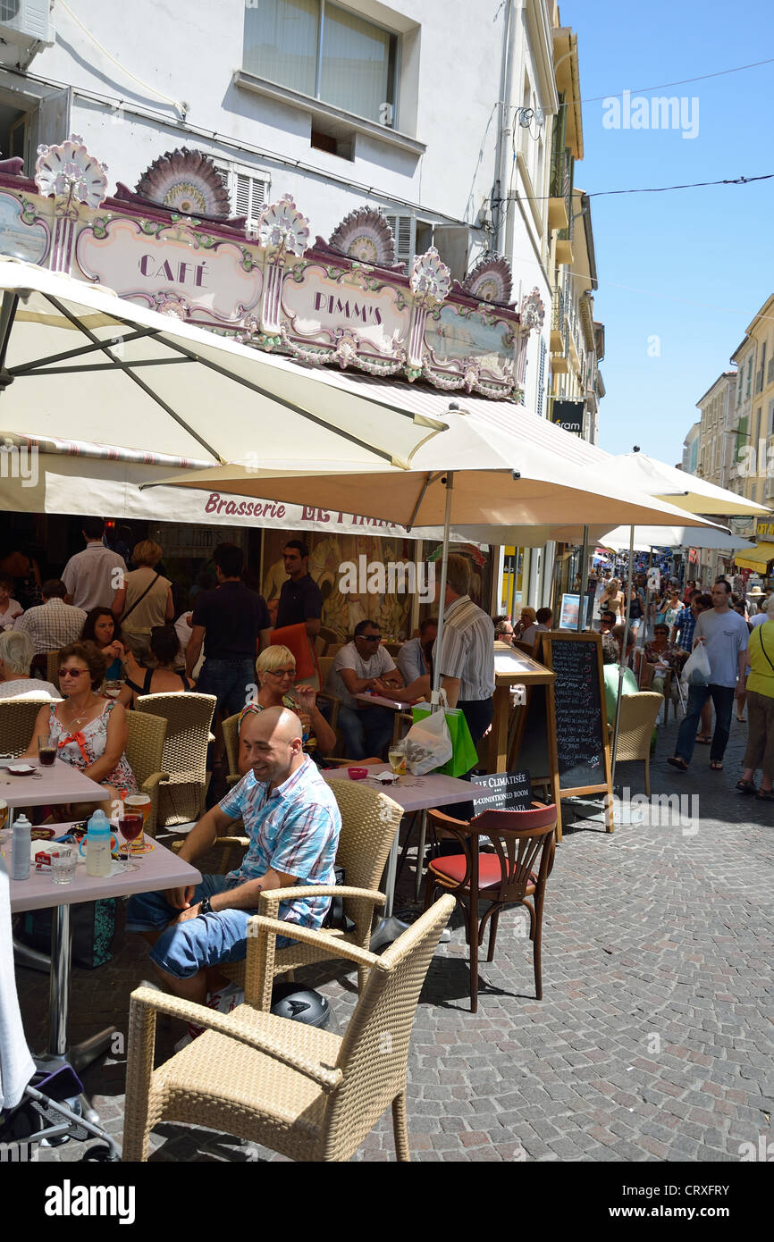 Restaurants cafes antibes french riviera cote dazur france south hi-res ...