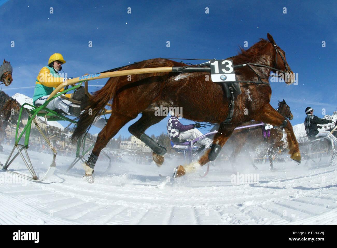 St moritz horse carriage hi-res stock photography and images - Alamy