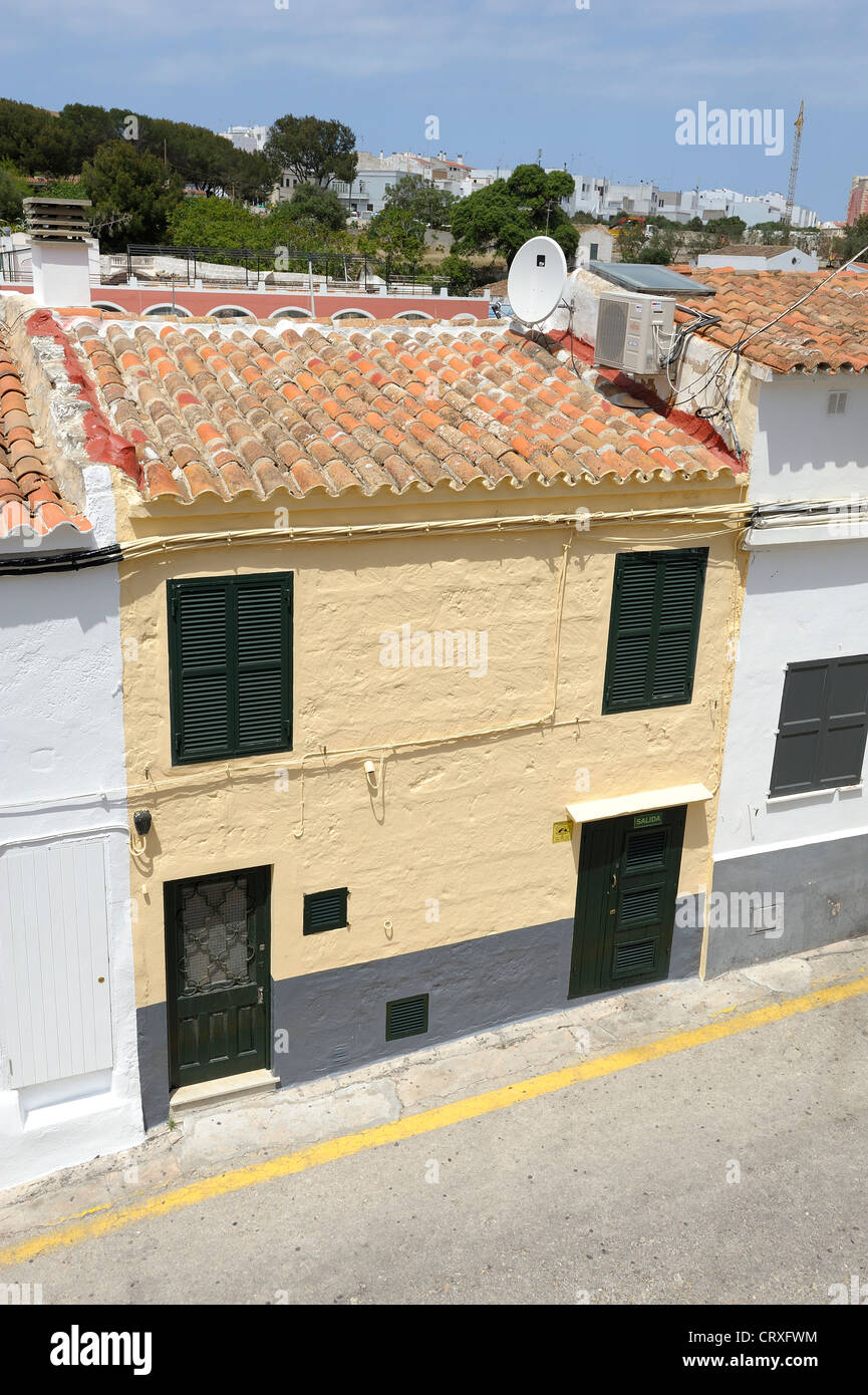 typical house in Ciutadella menorca spain Stock Photo - Alamy