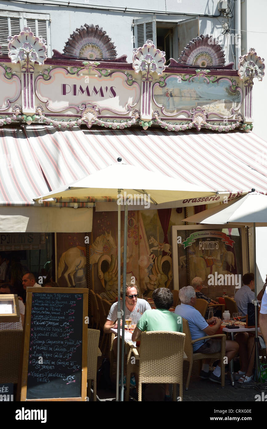 Restaurants cafes antibes french riviera cote dazur france south hi-res ...