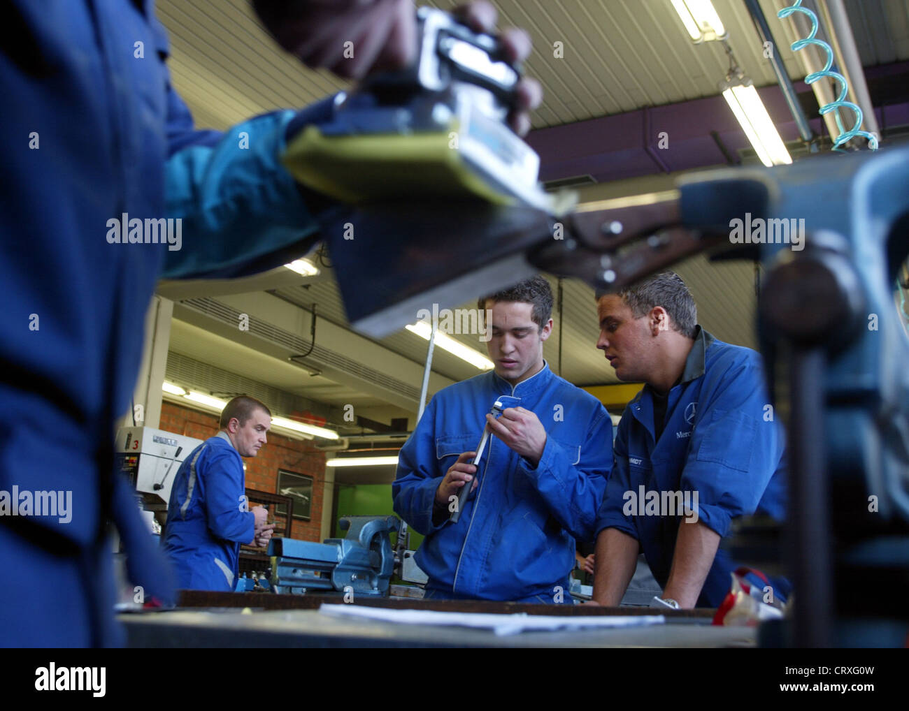 Trainees body and vehicle mechanic in HOUSE OF CRAFT in Food Stock ...