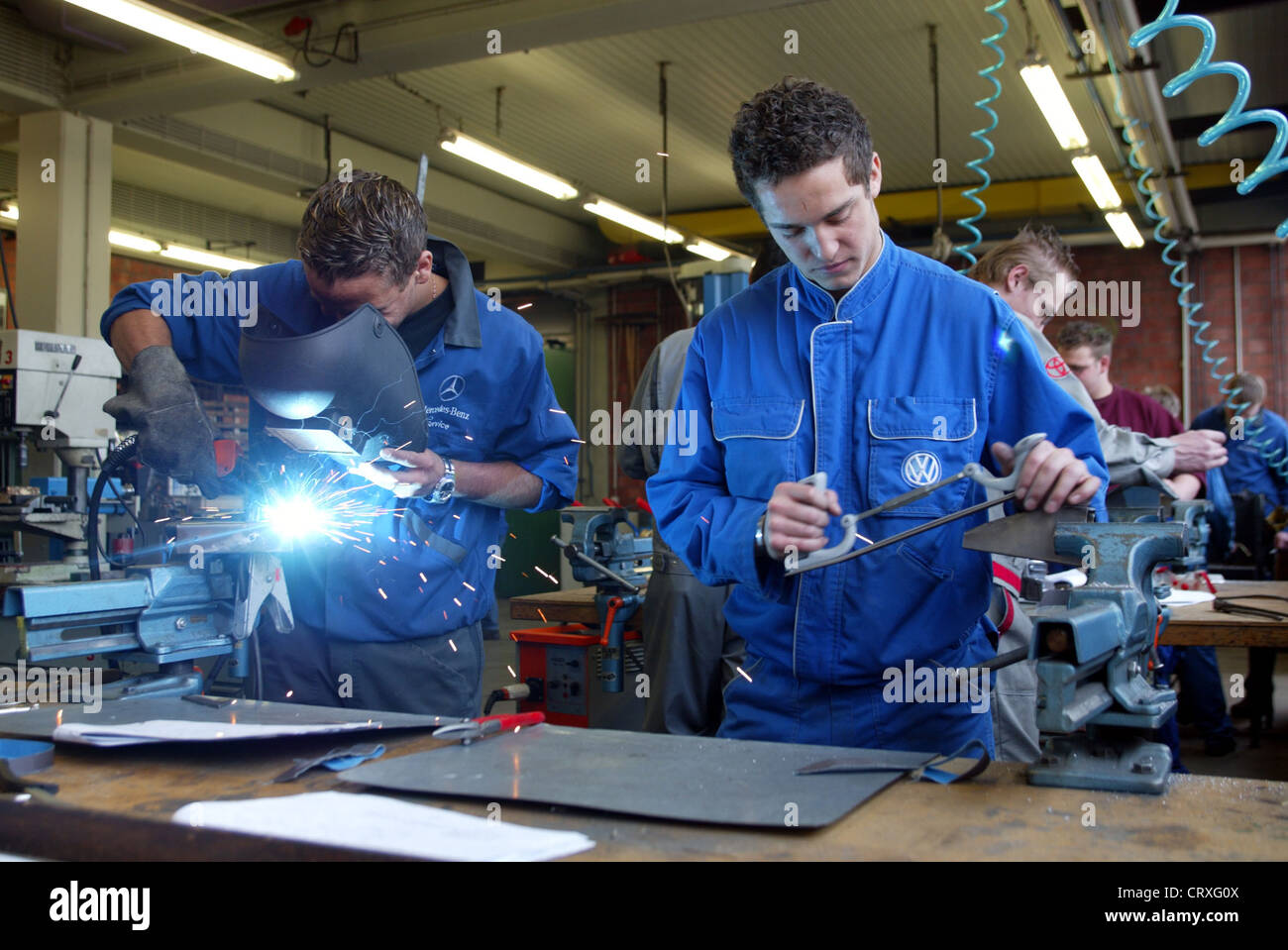 Trainees body and vehicle mechanic in HOUSE OF CRAFT in Food Stock ...