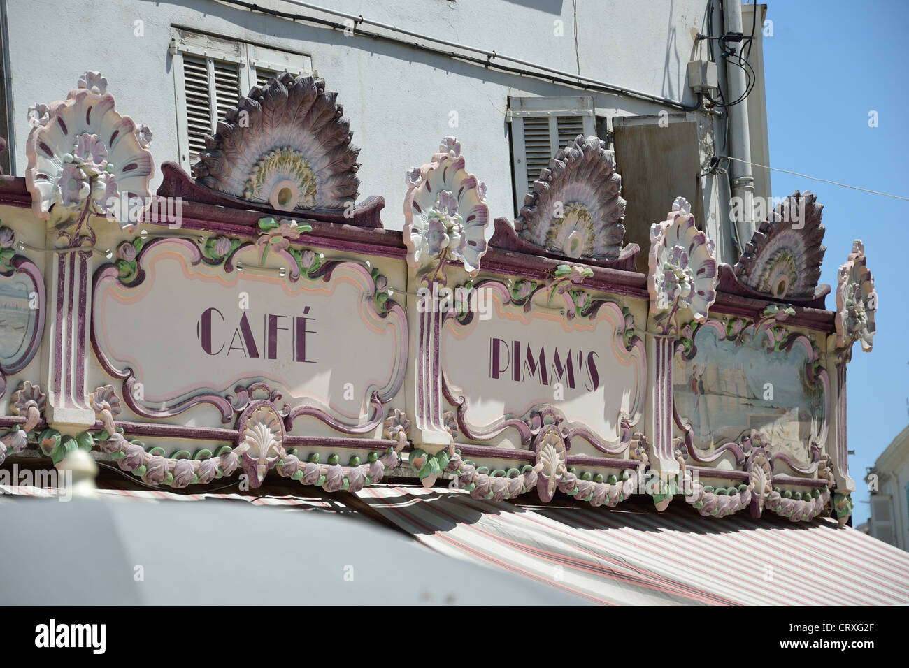 Restaurants cafes antibes french riviera cote dazur france south hi-res ...