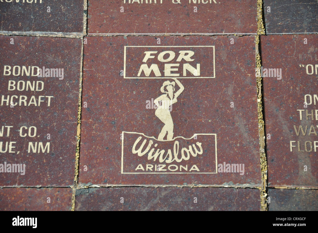 Winslow, Arizona, USA - a town along the Historic Route 66 Stock Photo ...