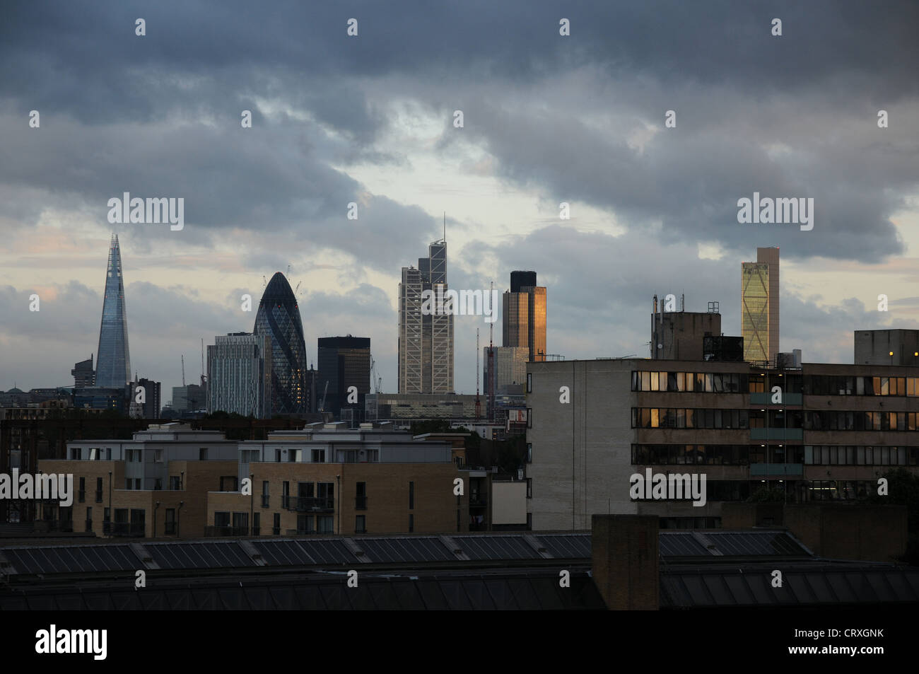 The shard and gherkin hi-res stock photography and images - Alamy