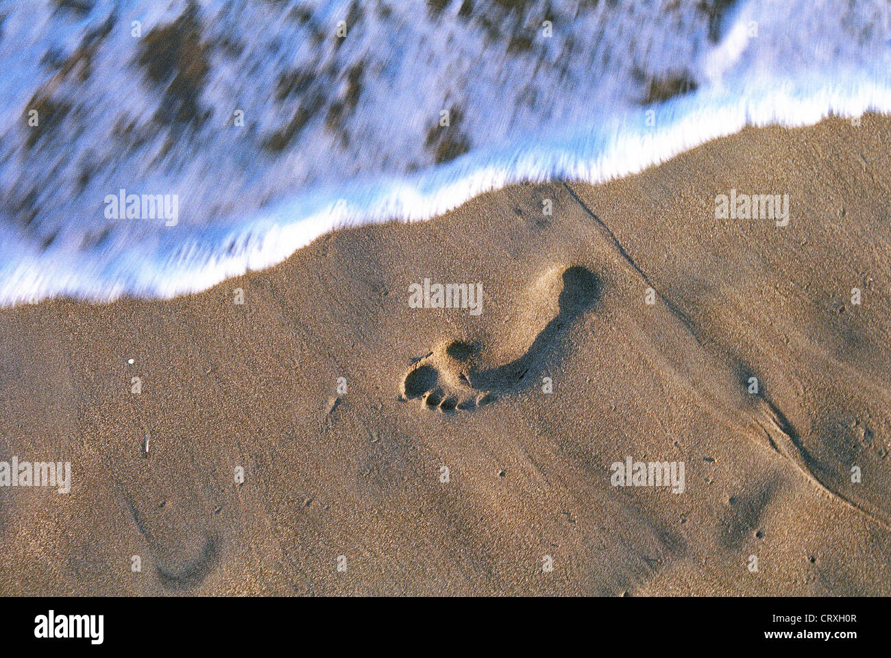 Walking track footprint hi-res stock photography and images - Alamy