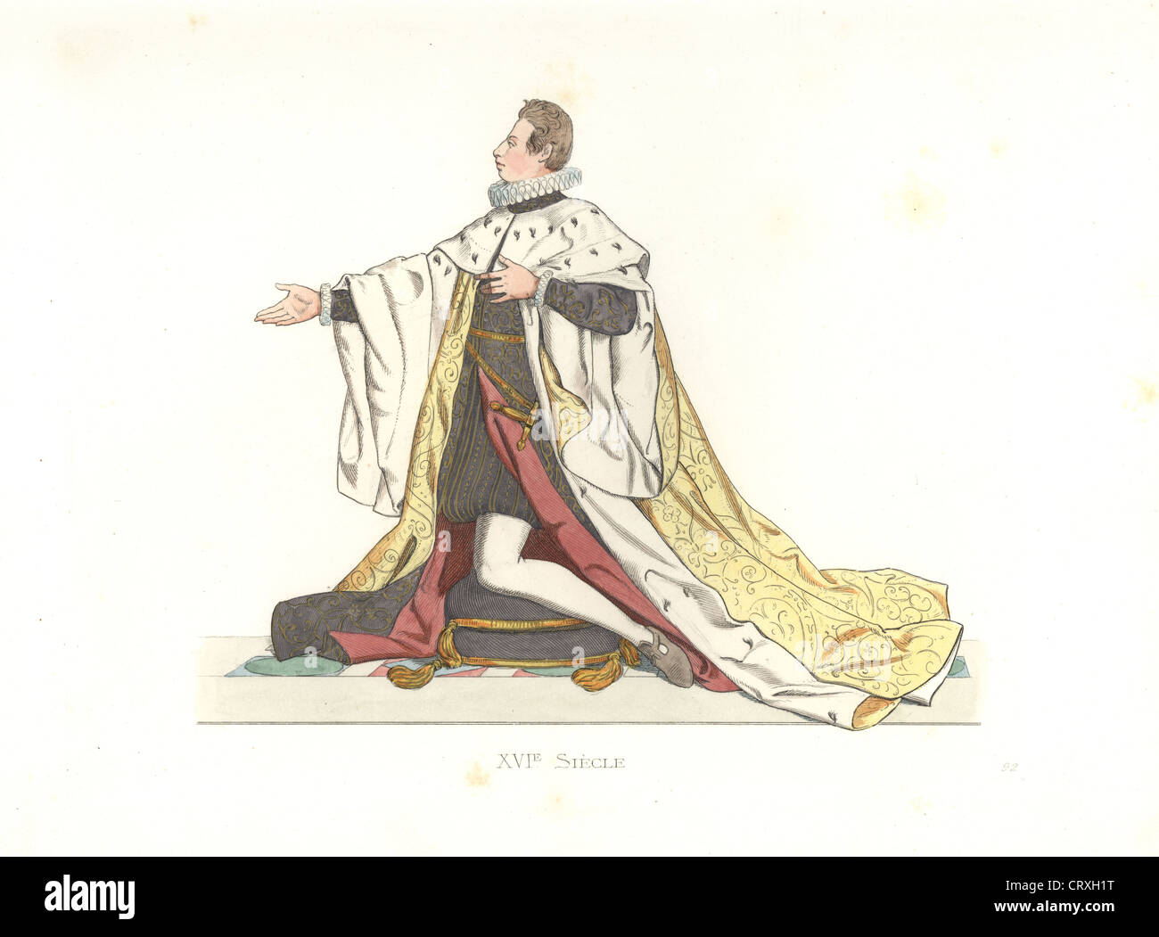 Cosimo II of Medici, Grand Duke of Tuscany, 17th century Stock Photo ...