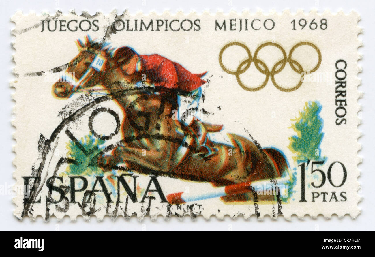 Spain stamp postage hi-res stock photography and images - Alamy