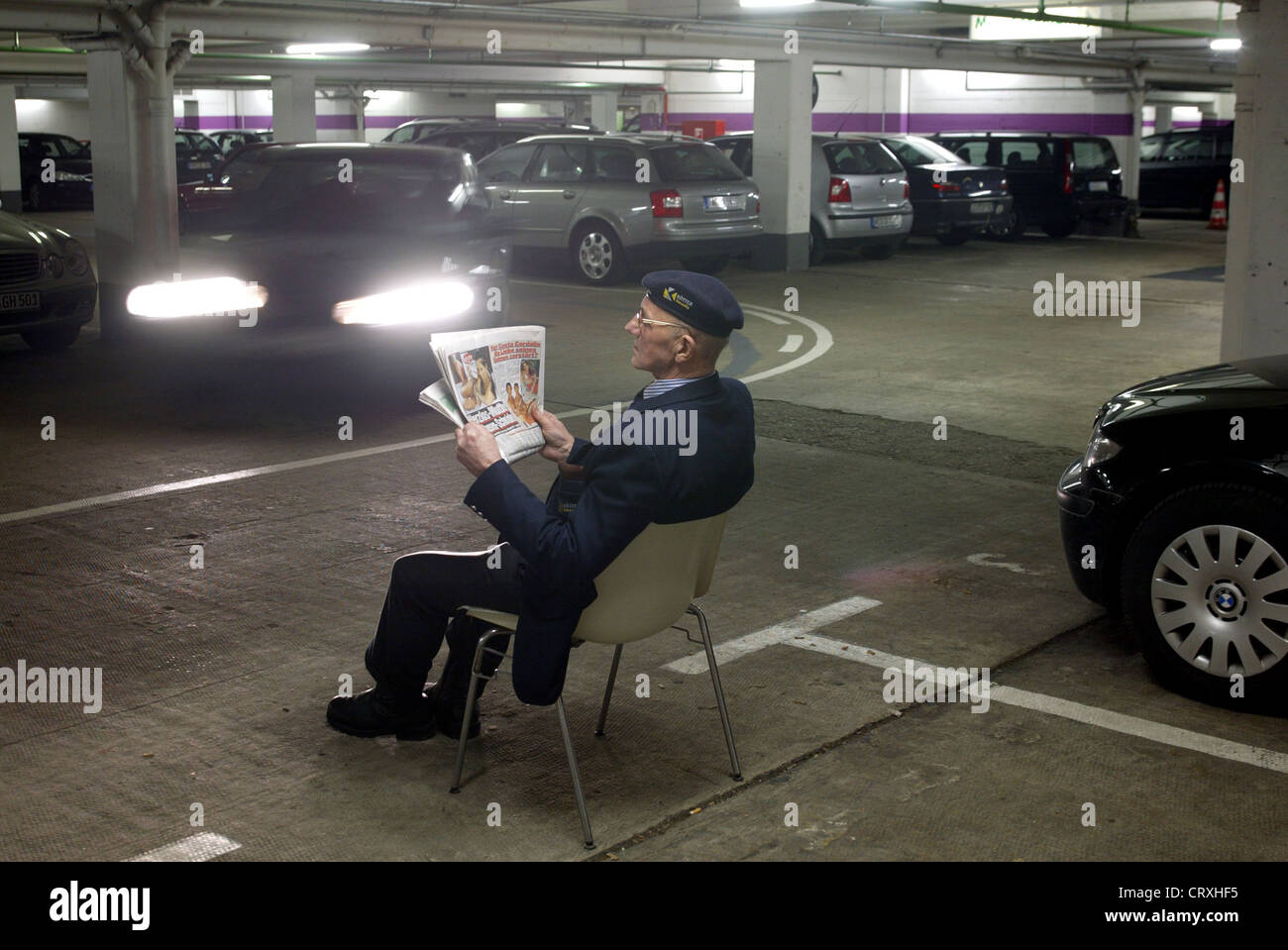 Parking lot attendant hi-res stock photography and images - Alamy